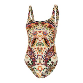 Etro Femme, Maillots de bain, Multicolore, Taille: 40 FR Maillot de bain une pi&egrave;ce &agrave; motif cachemire floral