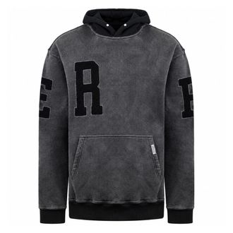 Represent College Herren Vintage Grau Kapuzenpullover