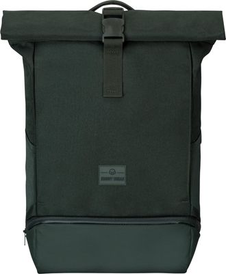 Johnny Urban Rucksack Damen & Herren Oliv - Allen Medium - Rolltop Mit Laptopfach für Uni Fahrrad Business - 15L - Nachhaltig - Wasserabweisend