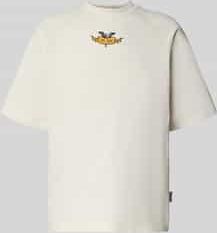 Carlo Colucci Oversized T-Shirt mit Label-Print