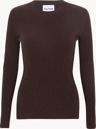 Kujten Pull cachemire col rond - Pull Bibi