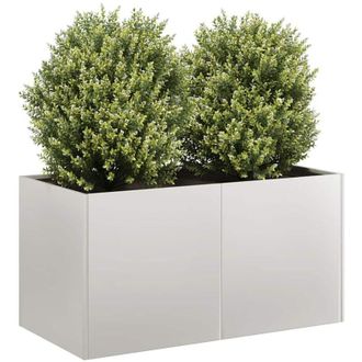 vidaXL Jardini&egrave;re 80x40x40 cm acier inoxydable vidaXL