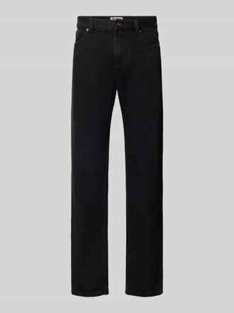 Review Straight Fit Jeans mit Eingrifftaschen