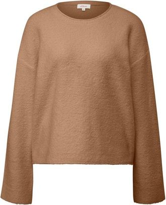 s.Oliver Strickpullover in Bouclé Optik