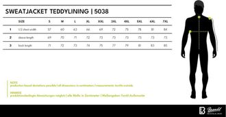 Brandit Kurzjacke Sweatjacket Teddylining