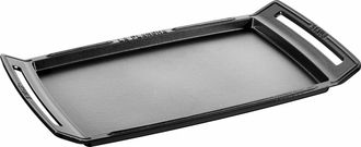 Staub La Plancha Grillplatte Servierplatte Bratenplatte Gu&szlig;eisen schwarz