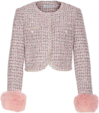 Self Portrait Casualjacke - Nude