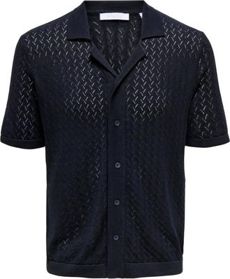 Only & Sons Only & Sons, Homme, Chemises, Bleu, Taille: XL Onssanto Resort Shirt
