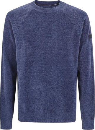 Roberto Ricci Design Rrd, Homme, Pulls, Bleu, Taille: 2XL Velvet Round Knit