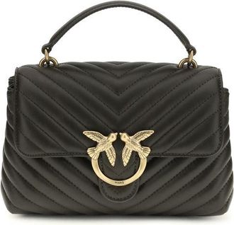 Pinko Bicolor Kalbleder Bos Taurus Handtasche