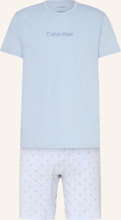 Calvin Klein Shorty-Schlafanzug blau