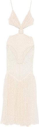 PatBo Cutout Embellished Maxi Dress