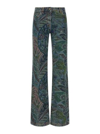 Etro Schlagjeans - Blau