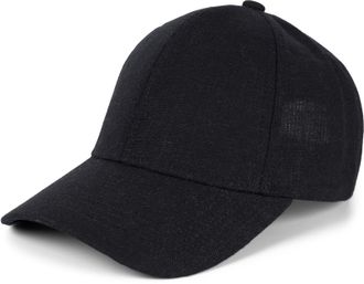 styleBREAKER Unisex Leinen Baseball Cap | Verstellbare 6-Panel Basecap mit gebogenem Schirm | Atmungsaktive Sommer Mütze mit Metallschnalle | Leicht, Bequem & Stil