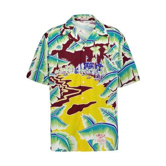 Valentino Garavani K&uuml;sten Grafikdruck Kurzarmhemd - - Shirts - Herren - Mehrfarbig - XL