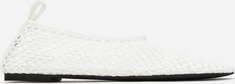 Arket Ballerina Aus Mesh -Wei&szlig;