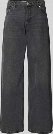 Review Wide Leg Jeans aus reiner Baumwolle