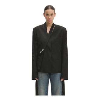 Heliot Emil Wollmischungs-Blazer - - Jackets - Damen - Schwarzk - XS