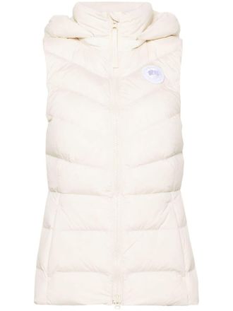 Canada Goose Gefütterte Clair Kapuzenweste - Nude