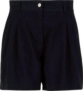 Barbour Femme, Shorts, Bleu, Taille: 36 FR Fern Pleated Shorts