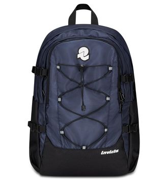 Invicta Act Plus Rucksack, Tagesrucksack mit Laptopfach, Businessrucksack Trinkflaschenfach, Organisationsfach, Brust- und Beckengurt, Kompressionsriemen, B&uuml;r