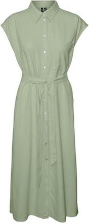 Vero Moda Femme Robe Vmmymilo Sl Calf Shirt Dress Wvn Ga, Réséda, XS