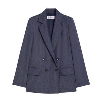 Max Mara Stilvolle Jacken Kollektion - - Jackets - Damen - Blau - XS