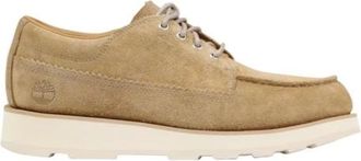 Timberland Homme, Chaussures, Beige, Taille: 45 EU Chaussures &agrave; lacets en daim