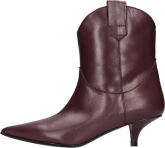 Strategia Femme, Chaussures, Rouge, Taille: 36 EU Bottes Bordeaux