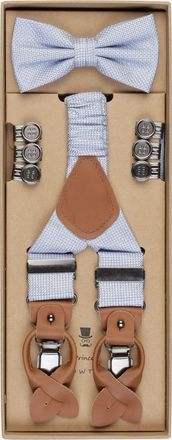 Prince Bowtie Prince Bowtie Set: Hosentr&auml;ger Und Fliege blau