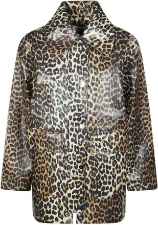 Ganni Femme, Vestes, Multicolore, Taille: 38/40 FR Veste L&eacute;g&egrave;re