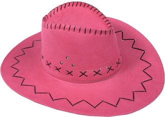 Miobo Cowboyhut Western Cowgirl Hüte 54-Pink