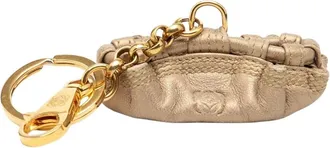 Loewe Porte-cl&eacute;s breloque en cuir Pre-owned - Femme - Pre-owned - Jaune - Taille: ONE Size