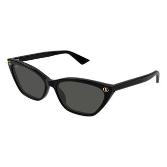Gucci Stilvolle Cat-Eye Sonnenbrille - - Accessories - Damen - Schwarzk - 58 MM