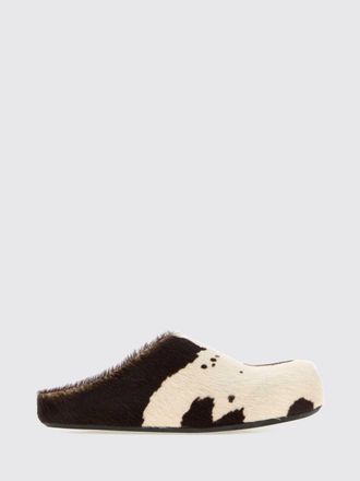 Marni Mules en poulain avec imprim&eacute; animalier et talon bas