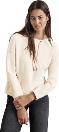 Street One A322245 T-Shirt Aspect Soie, Lucid White, 44 Femme