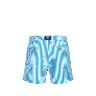 HOM Short de bain &agrave; rayures