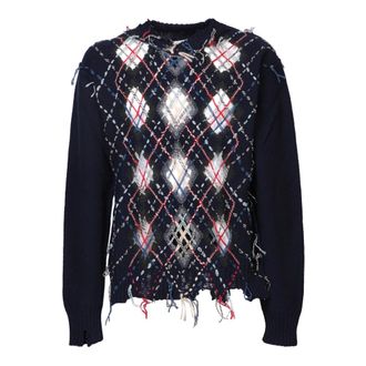 Maison Margiela Herren, Strickwaren, Blau, SGr&ouml;&szlig;e
