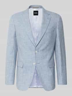 HUGO BOSS Regular Fit Anzugsakko aus Leinen-Baumwoll-Mix Modell H-HUTSON-262