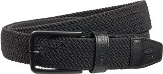 Camel Active Herren Elastischer Flechtg&uuml;rtel Schwarz, menswear-XXL