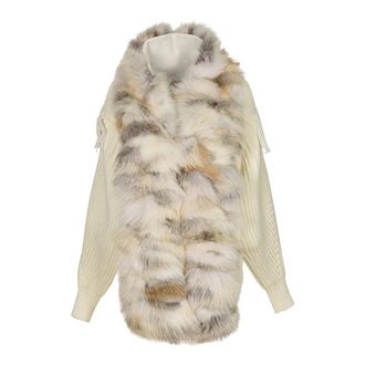S.W.O.R.D 6.6.44 Wei&szlig;er Schwertmantel Stilvoll und SEO-freundlich - - Knitwear - Damen - Wei&szlig; - XS