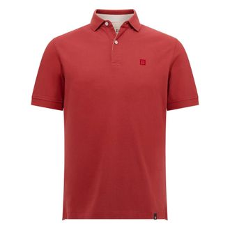 Boggi Milano Homme, Tops, Rouge, Taille: 2XL Polo en Piqu&eacute; de Coton