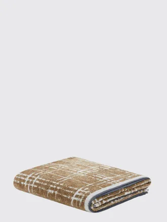 Trussardi Drap de plage en &eacute;ponge de coton &agrave; motif &agrave; carreaux