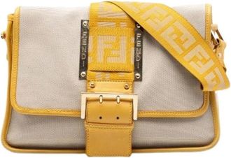 Fendi Sac bandouli&egrave;re doccasion - Femme - Pre-owned - Beige - Taille: ONE Size