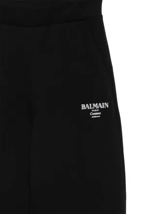 Balmain Cotton Jersey Joggers - Black