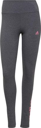 adidas Adidas H07783 W LIN Leg Leggings Womens Dark Grey Heather/Rose Tone XS
