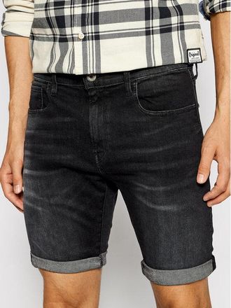 G-Star Raw Jeansshorts 3301 Slim.5 D10481-A634-9887 Schwarz Slim Fit