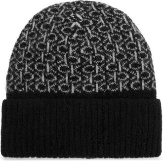 Calvin Klein Mütze Monogram Fold K60K612595 Schwarz