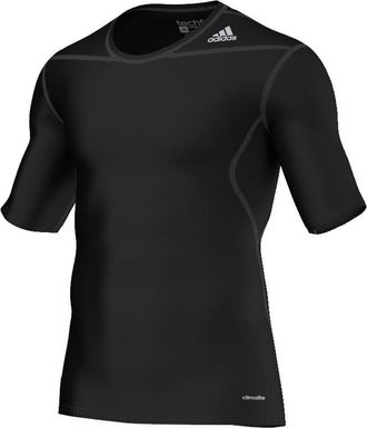 adidas Herren Techfit Base Short Sleeve T-Shirt Funktionsunterw&auml;sch, Schwarz, S, D82086