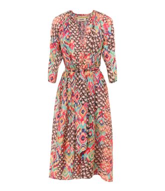 Chufy Robe Maxi Tosh Coton Multicolore